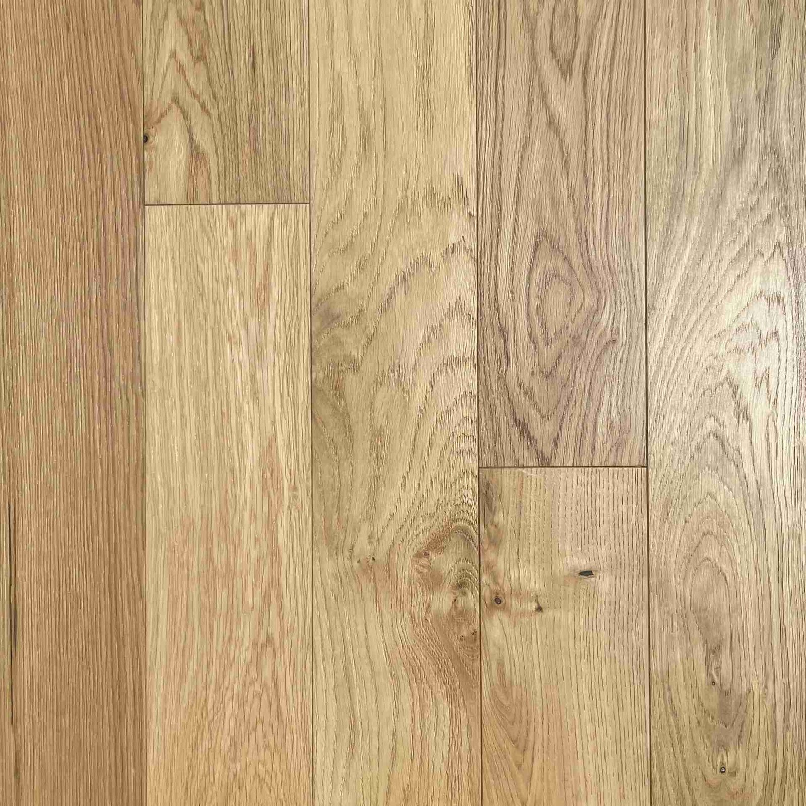 Natural oak 125 brushed and lacquered