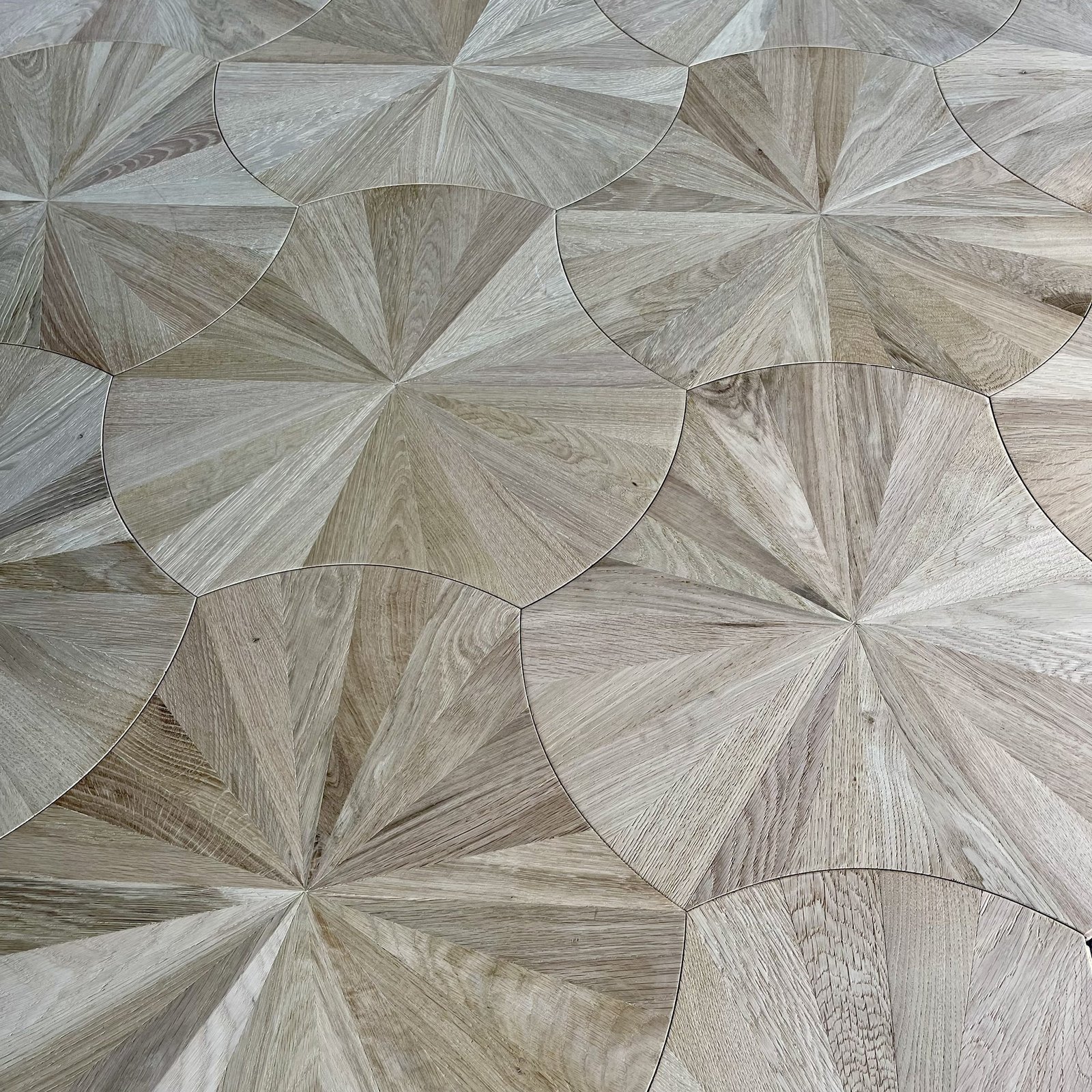 Geometric Lotus Unfinished Oak Parquet Flooring - 4/16mm - Woodfloors4u
